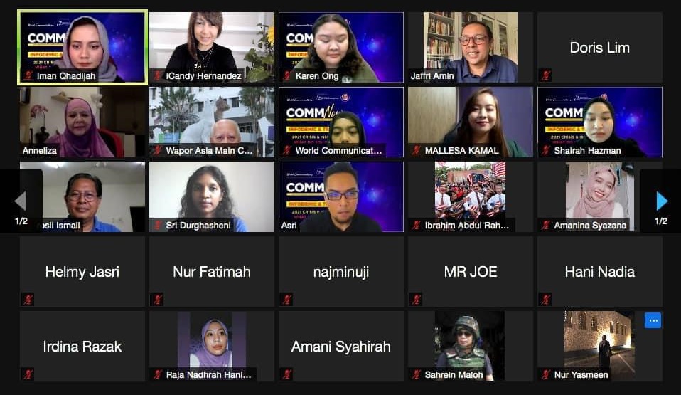 World Communication Comm NOW Talk: Infodemic & Trust: 2021 Crisis and ...